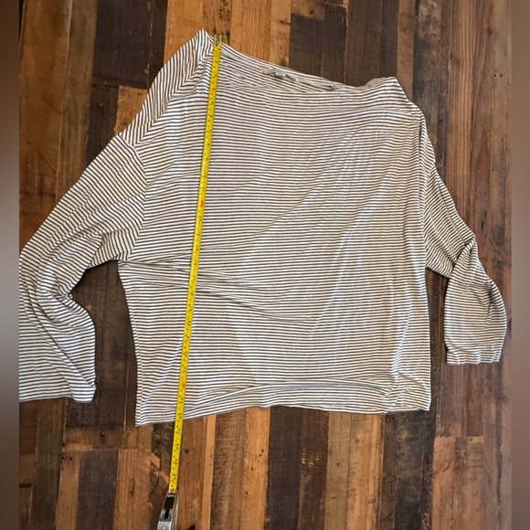 All Saints | Tops | All Saints Black And White Striped Top | Poshmark